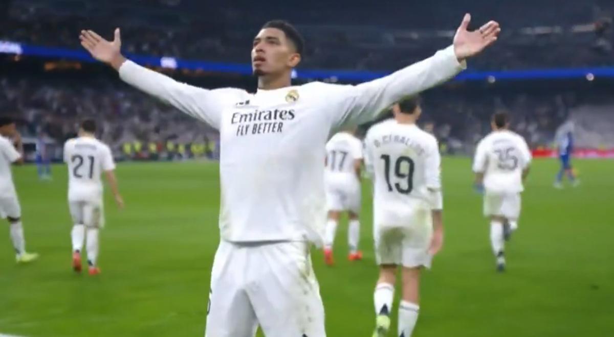 Gol Jude Bellingham Real Madrid vs Getafe por LaLiga: Resultado 1 a 0
