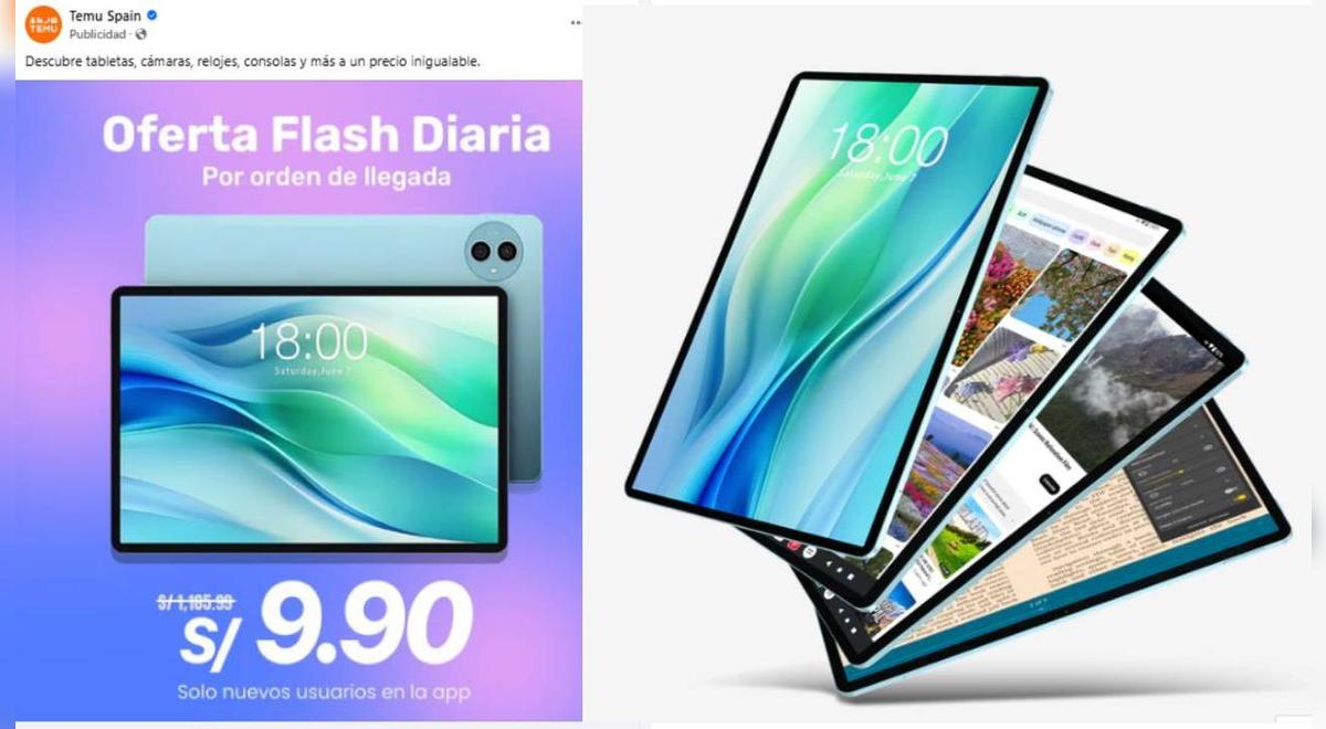 Esta es la tablet VIRAL que TEMU vende a 9.90 soles: ¿vale la pena ...