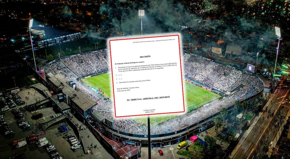 Alianza Lima: TAS ratificó sanción de 7 meses sin jugar en Matute por ...