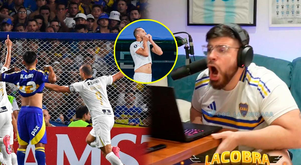 Streamer 'La Cobra' explota tras gol de Hernán Barcos a Boca: "Tiene 50 ...