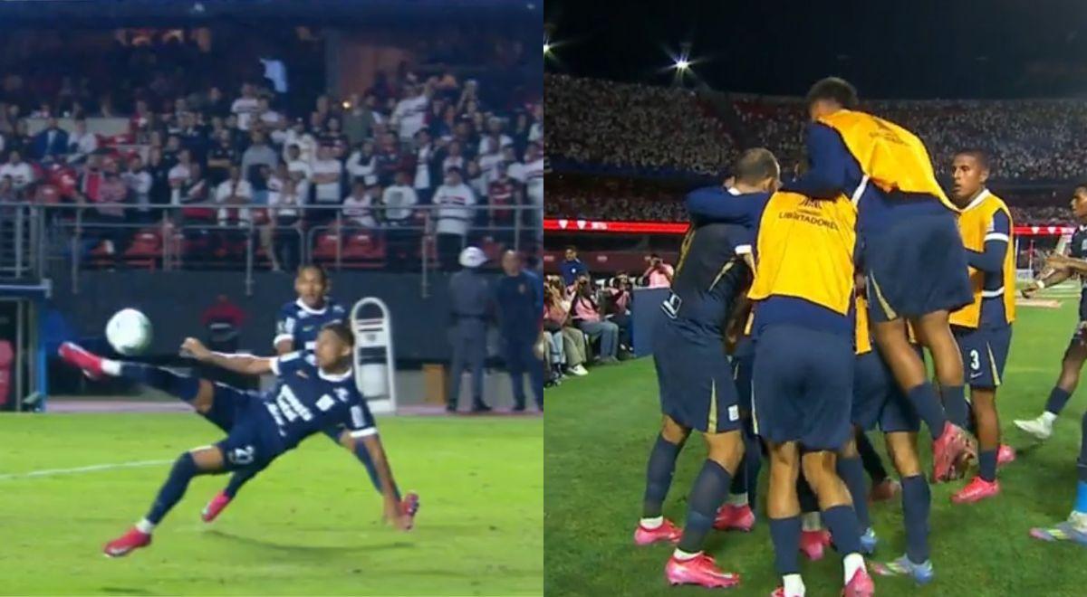 Gol de Kevin Quevedo Alianza Lima vs Sao Paulo EN VIVO ONLINE GRATIS ...