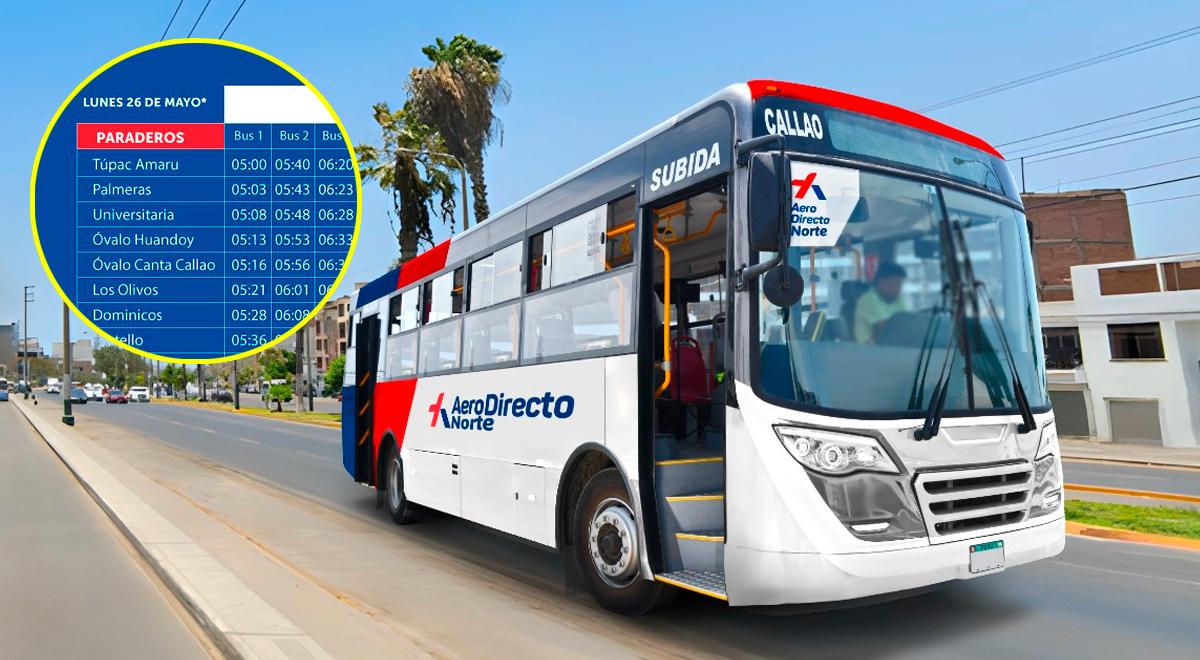 Estas son las rutas y paraderos de buses AeroDirecto desde diversos ...