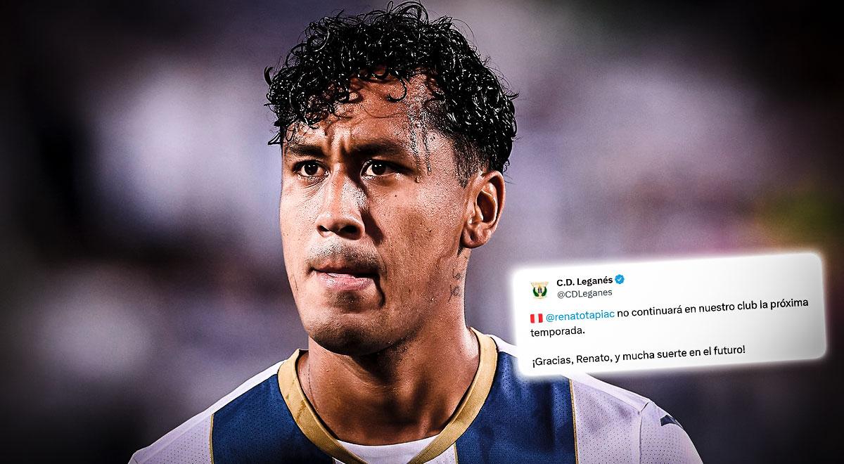 Leganés confirmó el futuro de Renato Tapia tras descenso: "Gracias"