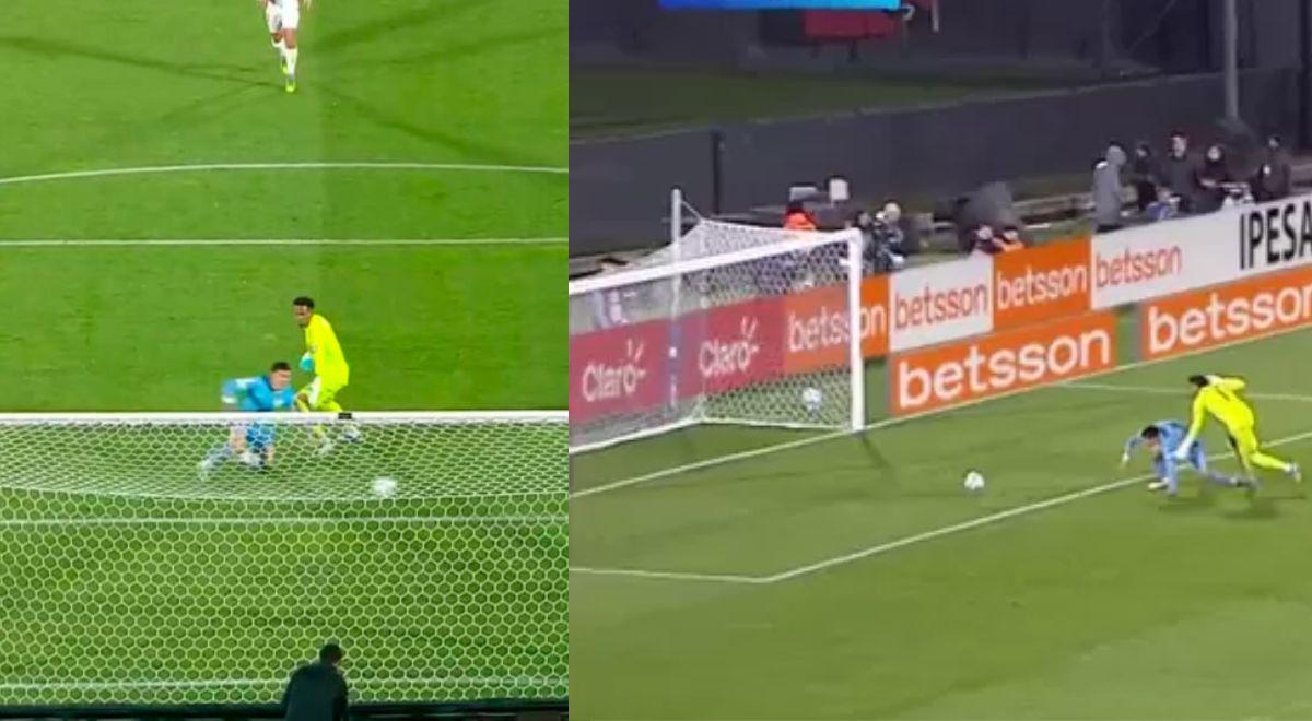 Pedro Gallese cometió un blooper y Uruguay casi anota el 2-0 contra ...