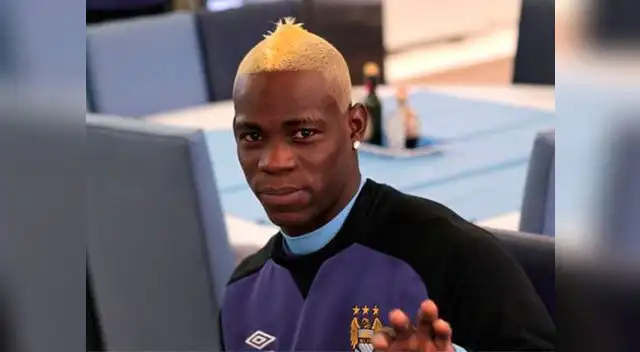 Mario Balotelli ahora es rubio