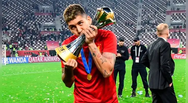 Roberto Firmino y la foto que se volvió viral tras anotarle a Flamengo ...