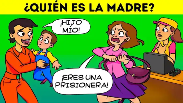 ¿Quién es la madre del niño? Si eres un 'GENIO' superarás este acertijo ...