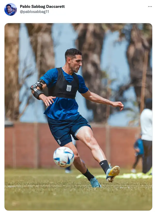 Pablo Sabbag ya no sufre por su lesión y estaría listo para debutar ...