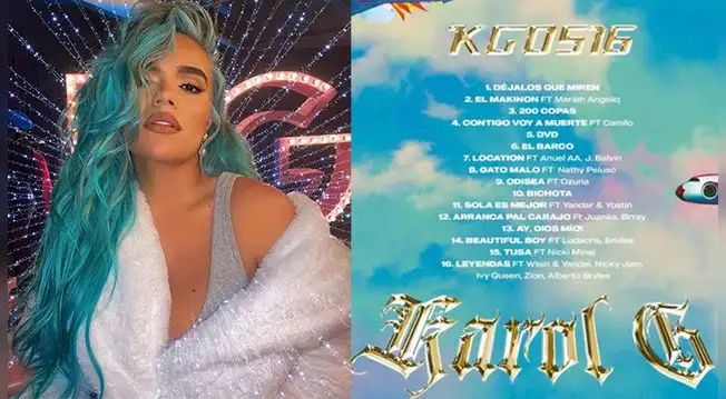 Karol G lanzó su nuevo álbum KG0516 y se volvió tendencia