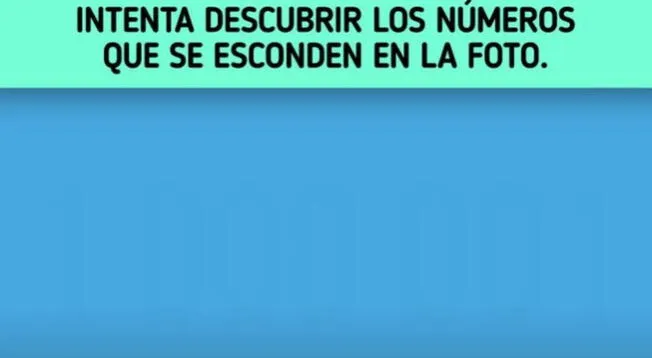 ¿Cuántos números ves? Diviértete con este acertijo visual nivel EXTREMO