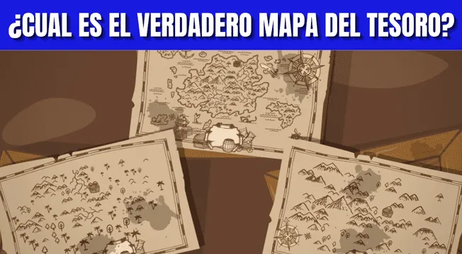 Solo el 2% tuvo éxito en este acertijo: Elige el verdadero mapa del ...
