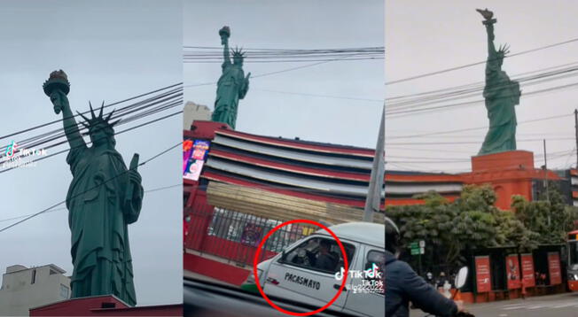 ¿Lima York? Peruano queda confundido al ver una 'Estatua de la Libertad ...