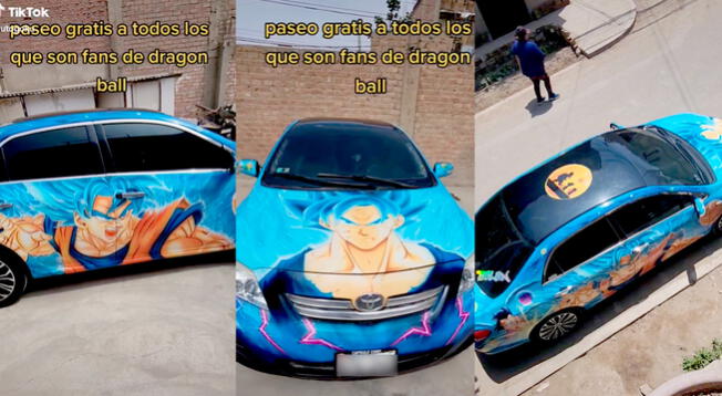 Fanático de Dragon Ball Z 'tunea' su auto y sorprende: ¿Fue creado por ...