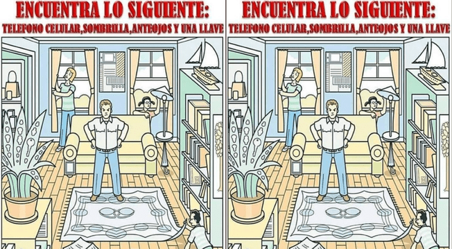 Encuentra los 4 objetos ocultos en solo 5 segundos: El 93% fracasó en ...