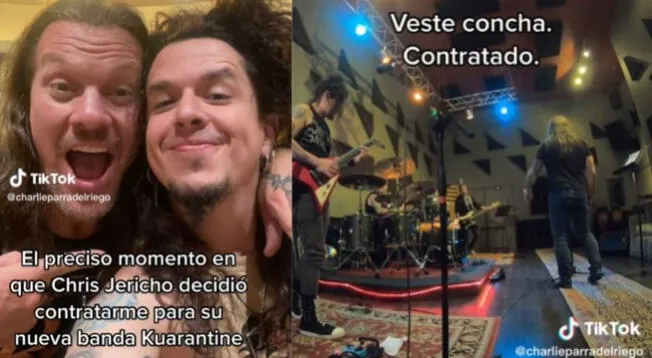 TikTok: Chris Jericho escuchó el solo de guitarra de un peruano y lo ...