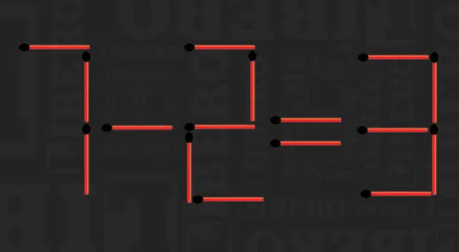 Tienes que mover 1 cerillo para dar la respuesta del acertijo: el 99% ...