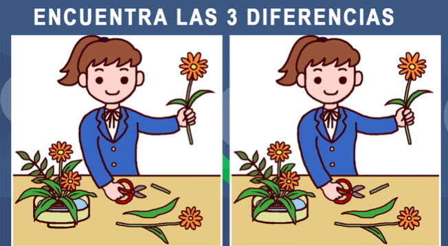 Reto visual: ¿Conseguirás encontrar las 3 diferencias en 5 segundos?