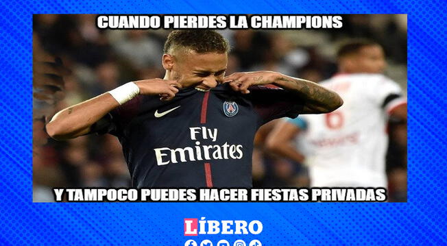 PSG eliminado de la Champions League y los memes invaden las redes sociales