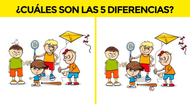 ¿Serás capaz de encontrar las 5 diferencias? El reto nivel experto que ...