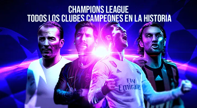 Todos los campeones de la UEFA Champions League: palmarés por año