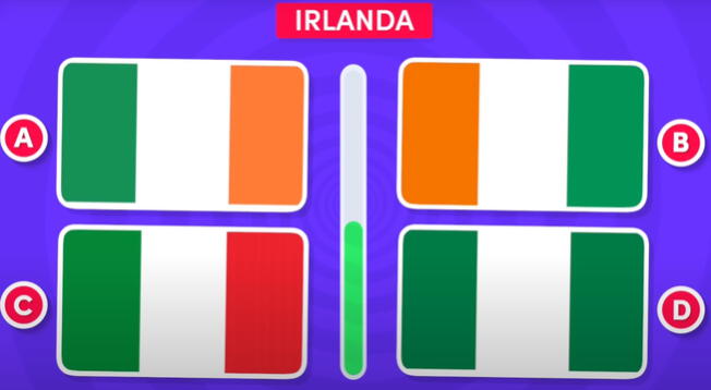 ¿Cuál es la bandera de Irlanda? Encuéntrala en 5 segundos y descubre si ...