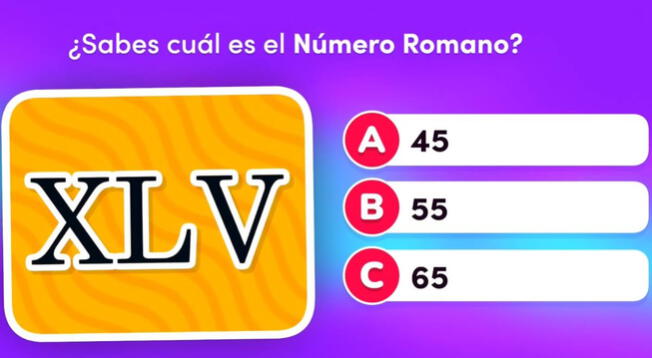 Adivina el número romano y PON A PRUEBA tu conocimiento: ¿Lograrás descifrarlo?
