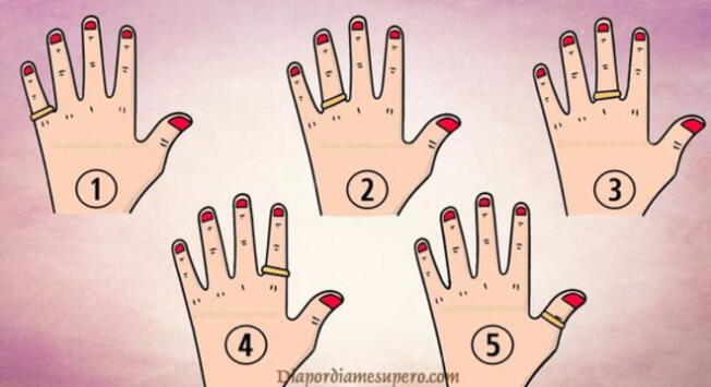 ¿Tienes temor al compromiso? El dedo en donde usas la sortija revelará ...