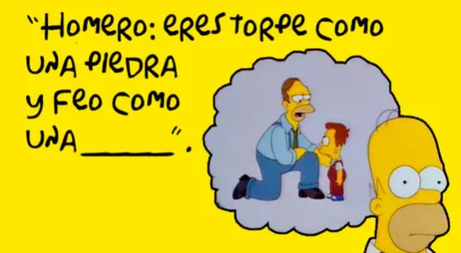 Descubre cuál es la frase completa que Homero dice en este acertijo ...
