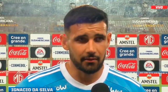 Sporting Cristal Ignácio Da Silva no baja los brazos tras la derrota ...