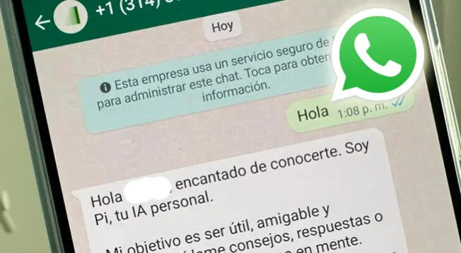 ¿Cómo chatear con 'Pi' en WhatsApp? El asistente emocional de uso ...
