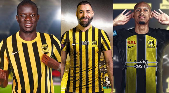Al Ittihad once con Benzema, Kanté y Fabinho para esta temporada