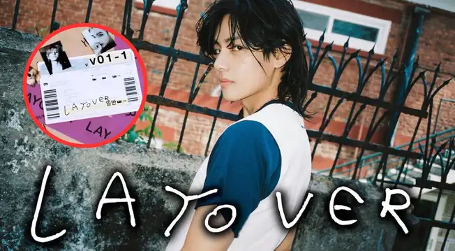 V de BTS estrenará "Layover": ¿Cuándo y a qué hora se dará el ...