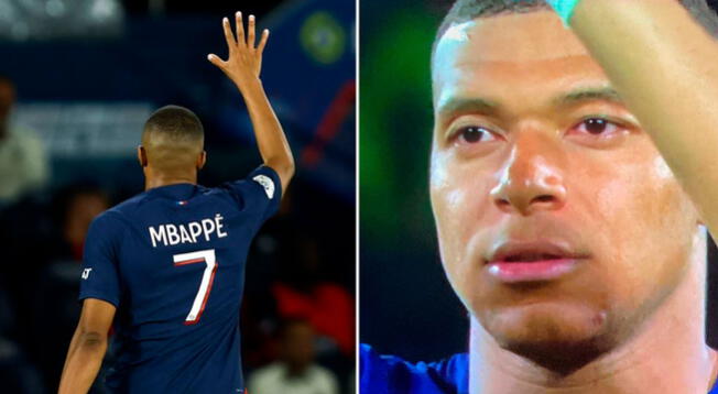 Kylian Mbappé fue captado entre lágrimas pese a victoria del PSG ...
