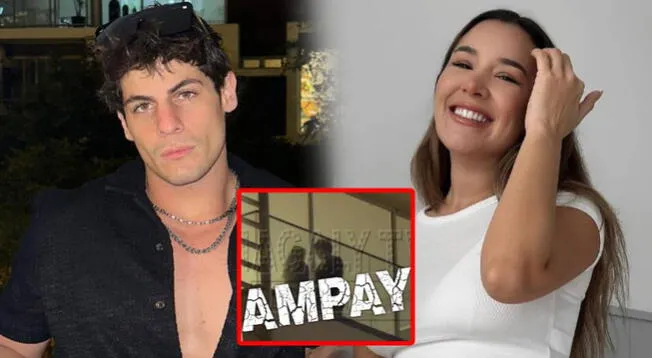 Ale Fuller y Renato Rossini Jr. son ampayados besándose por las cámaras ...