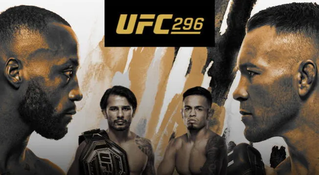UFC 296 Edwards vs Covington EN VIVO vía ESPN, Star Plus: A qué hora ...