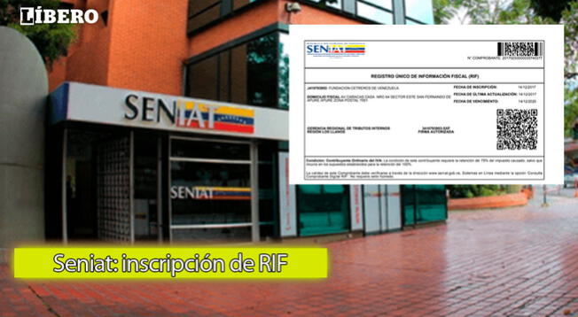 Seniat: Inscripción de rif personal, renovar, como actualizar el rif ...