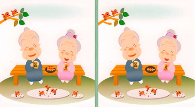 ¿Puedes ver las 3 diferencias de la pareja? El 99% no superó a tiempo ...