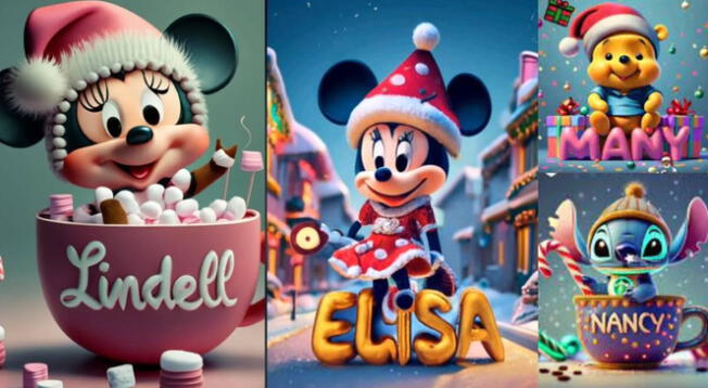 Navidad Disney 2023: descarga los mejores diseños de Ideogram con ...