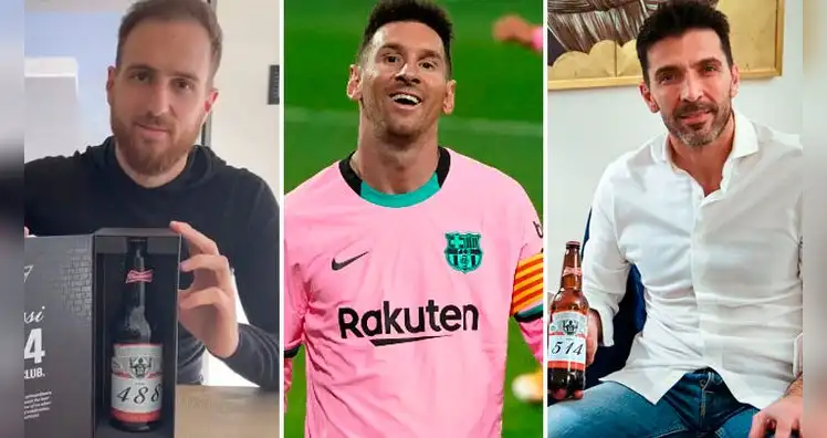 Lionel Messi: marca de cerveza entregó botella personaliza a cada ...
